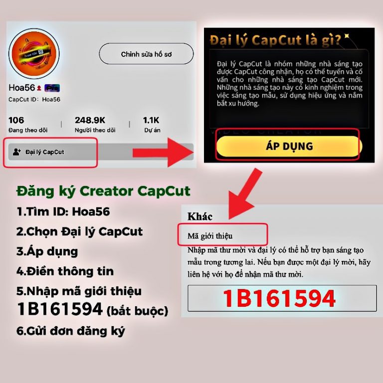 Đăng mẫu CapCut 2024